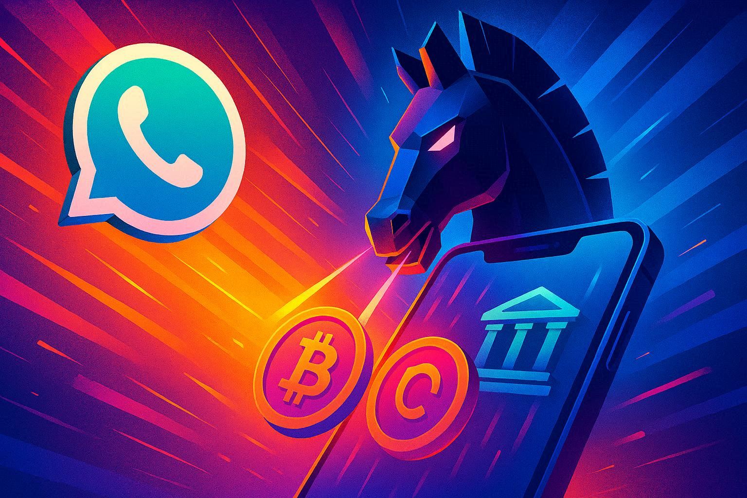 فيروس واتساب جديد باسم "Eternidade Stealer" يستهدف المحافظ الرقمية ...