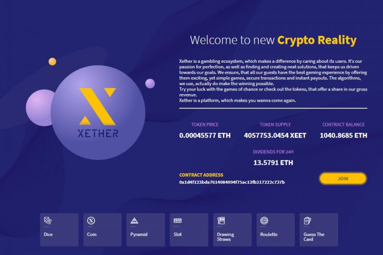 Xether Launches Transparent Gambling Ecosystem on Smart Contracts ...